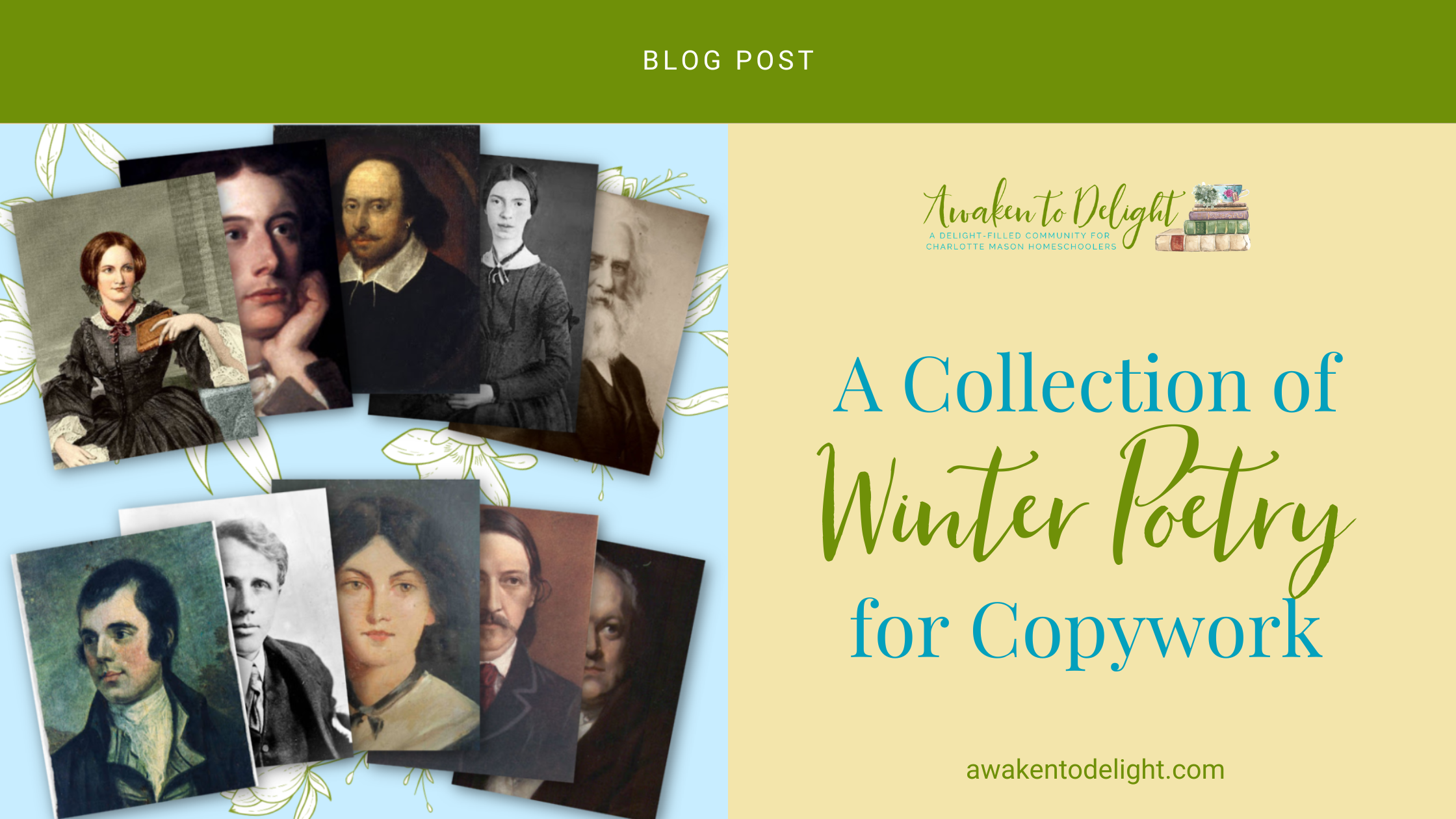 Beautiful Winter Poems by Famous Poets - Awaken to Delight | Charlotte ...